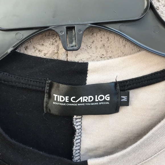 Tide Card Log | Shirts | Mens 2 Gray 12 Black Tshirt By Tidecard Log ...
